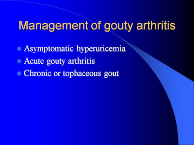Management of gouty arthritis | Free Medical Online