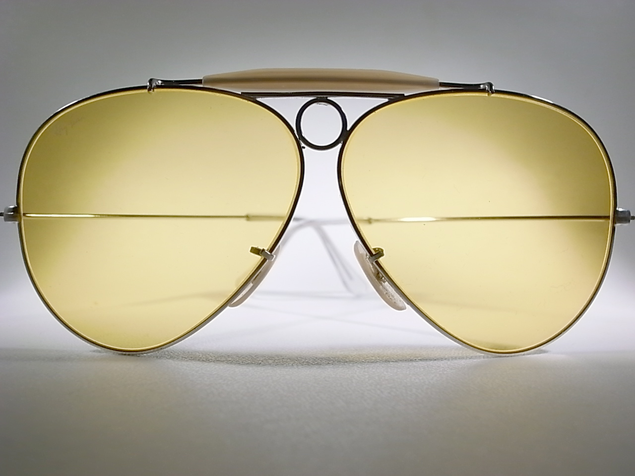 M VINTAGE SUNGLASSES COLLECTION: Bausch&Lomb Ray ban ambermatic aviator