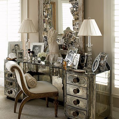 Decor me Happy by Elle Uy: Mirrored Vanity: The Vain Vanity