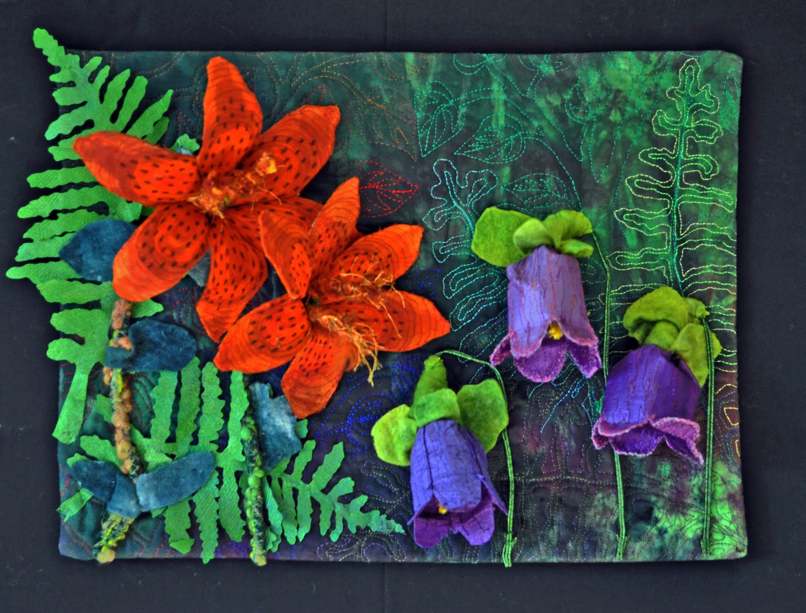 Free Spirit Art Studio: More 3Dimensional Flowers
