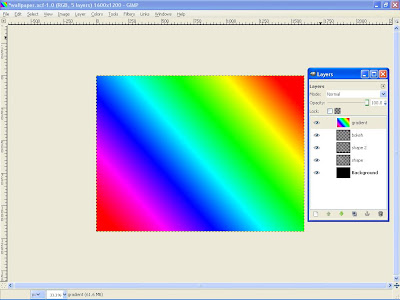 PA BLOG: Gimp Tutorial: Abstract Wallpaper in 10 steps