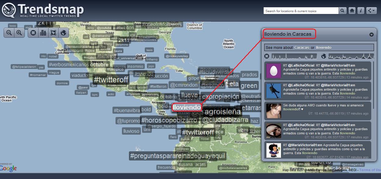 Trendsmap ~ Hashtags alrededor del mundo ~ Curioseando