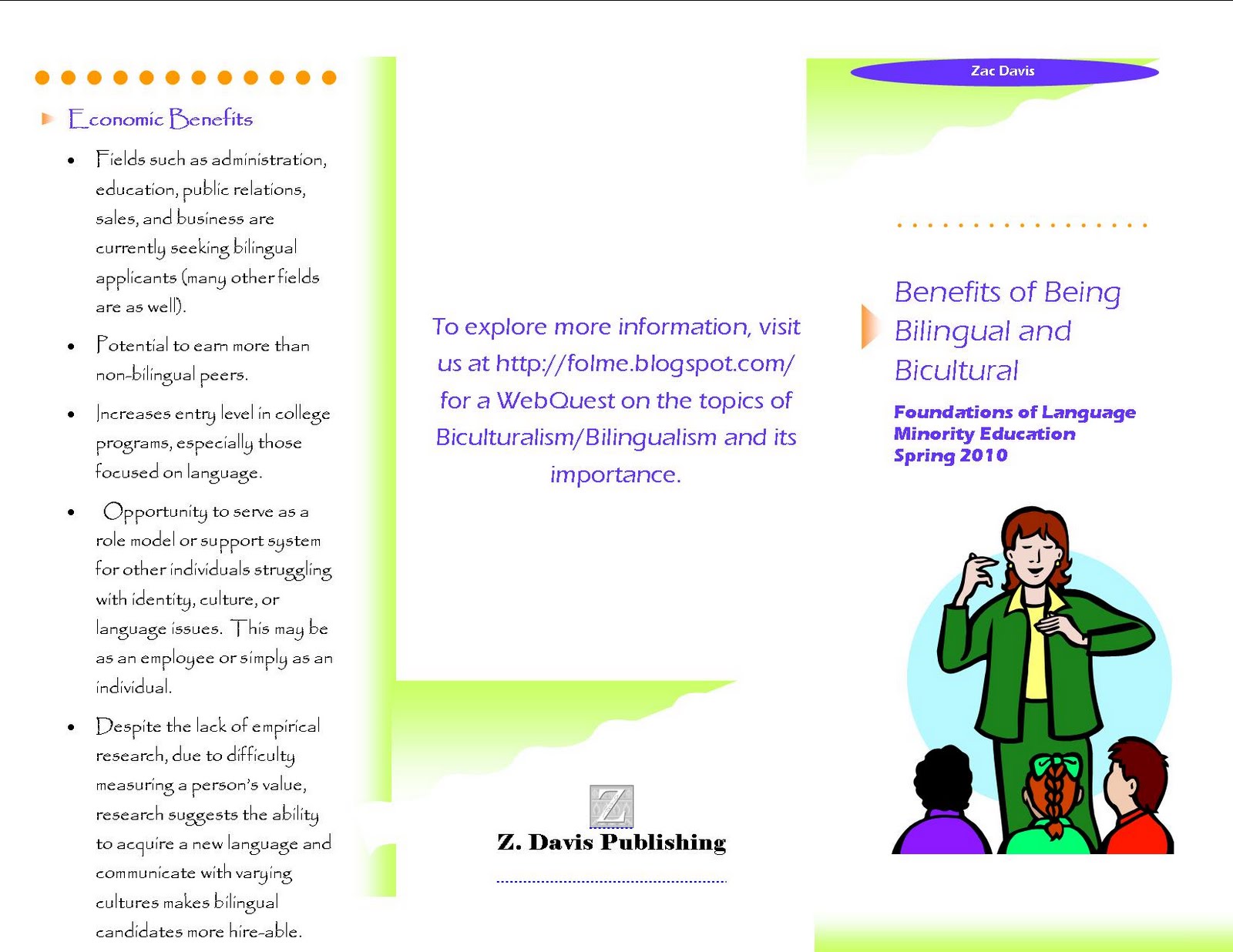 Foundations of Language Minority Education: Bilingualism and ...