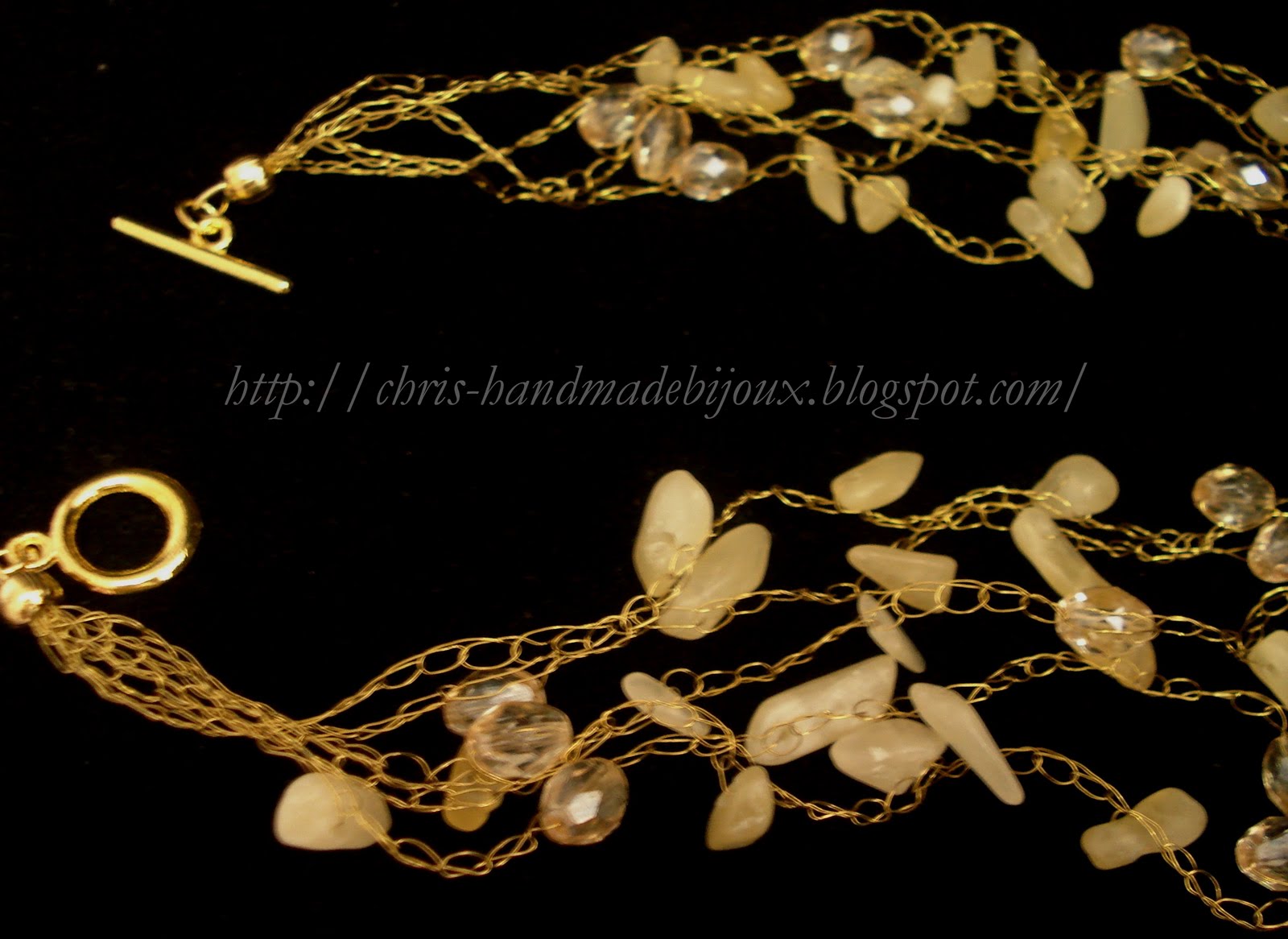 Chris Emy HandMade: Colar Cabelo de Anjo Quartzo Citrino e Cristal ...