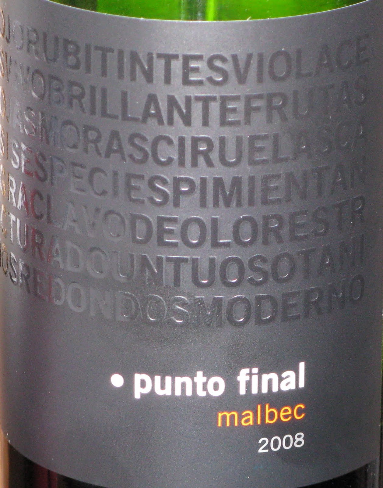 A Couple of Wines: Bodegas Renacer Punto Final Clasico Malbec 2008