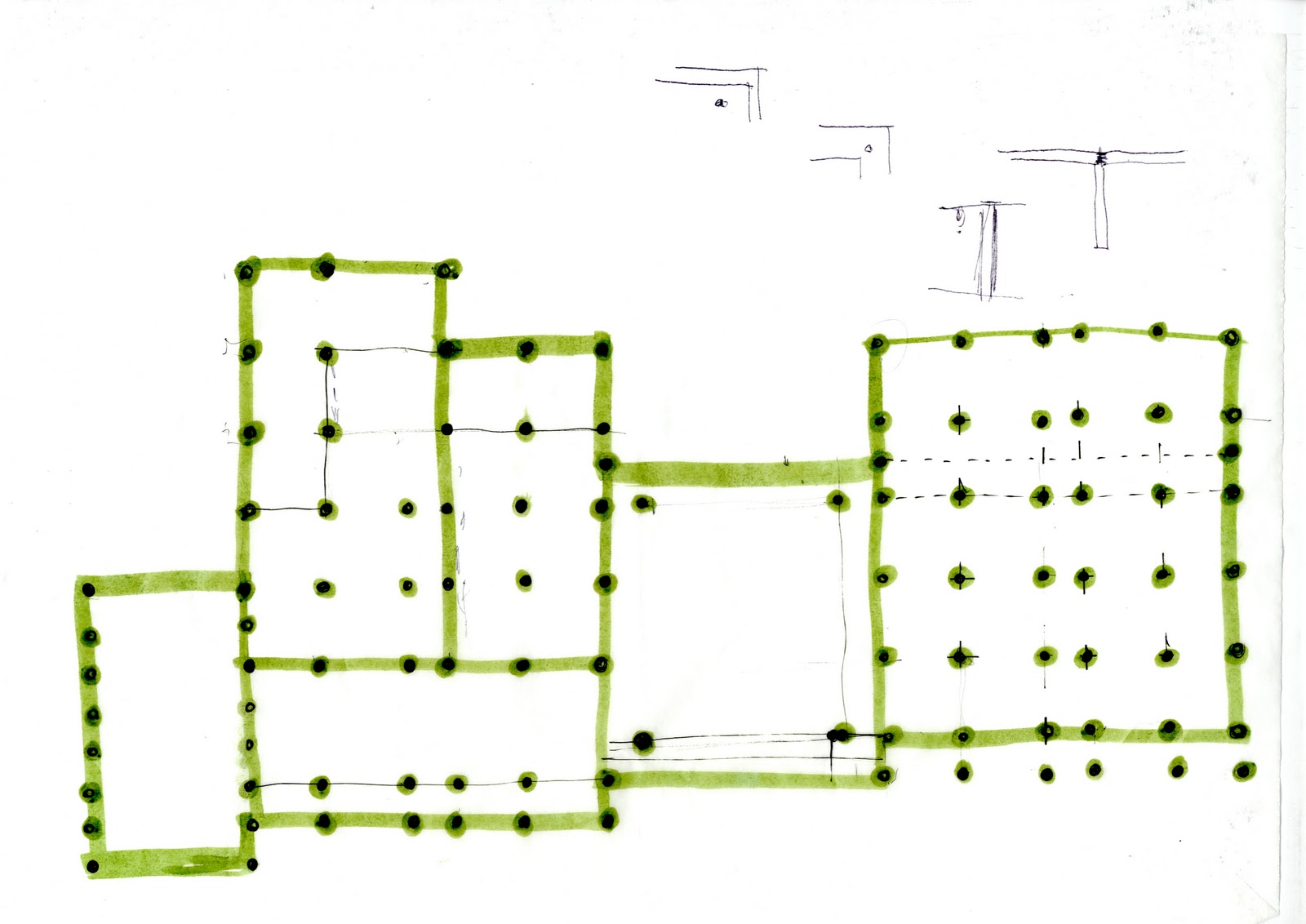 (re)new designs: Site, Structural Gride, Finalizing the Mass