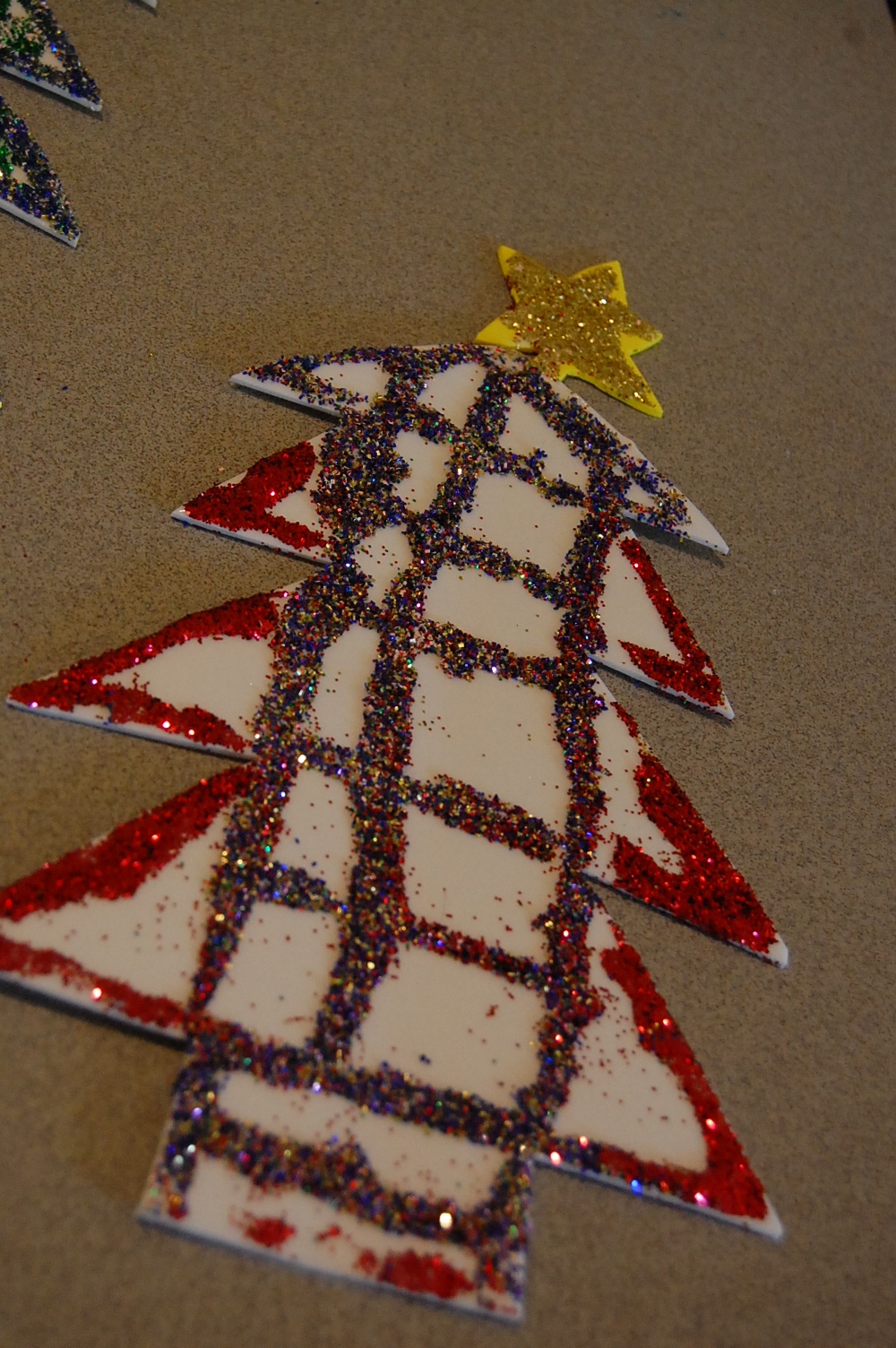 Over the Moon with Joy: Glittery Christmas Craft Idea