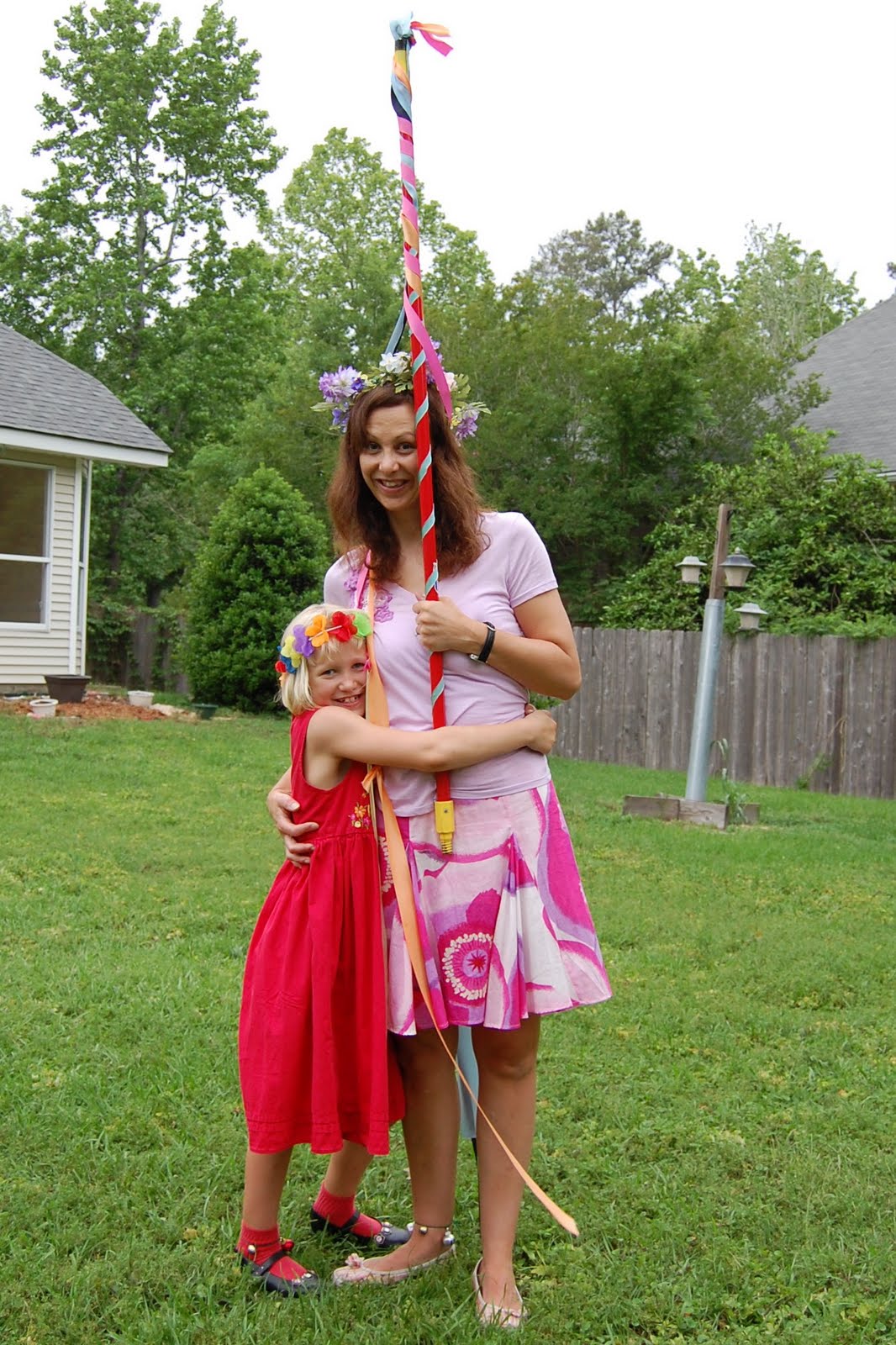 Painted Maypole: Happy May Day!