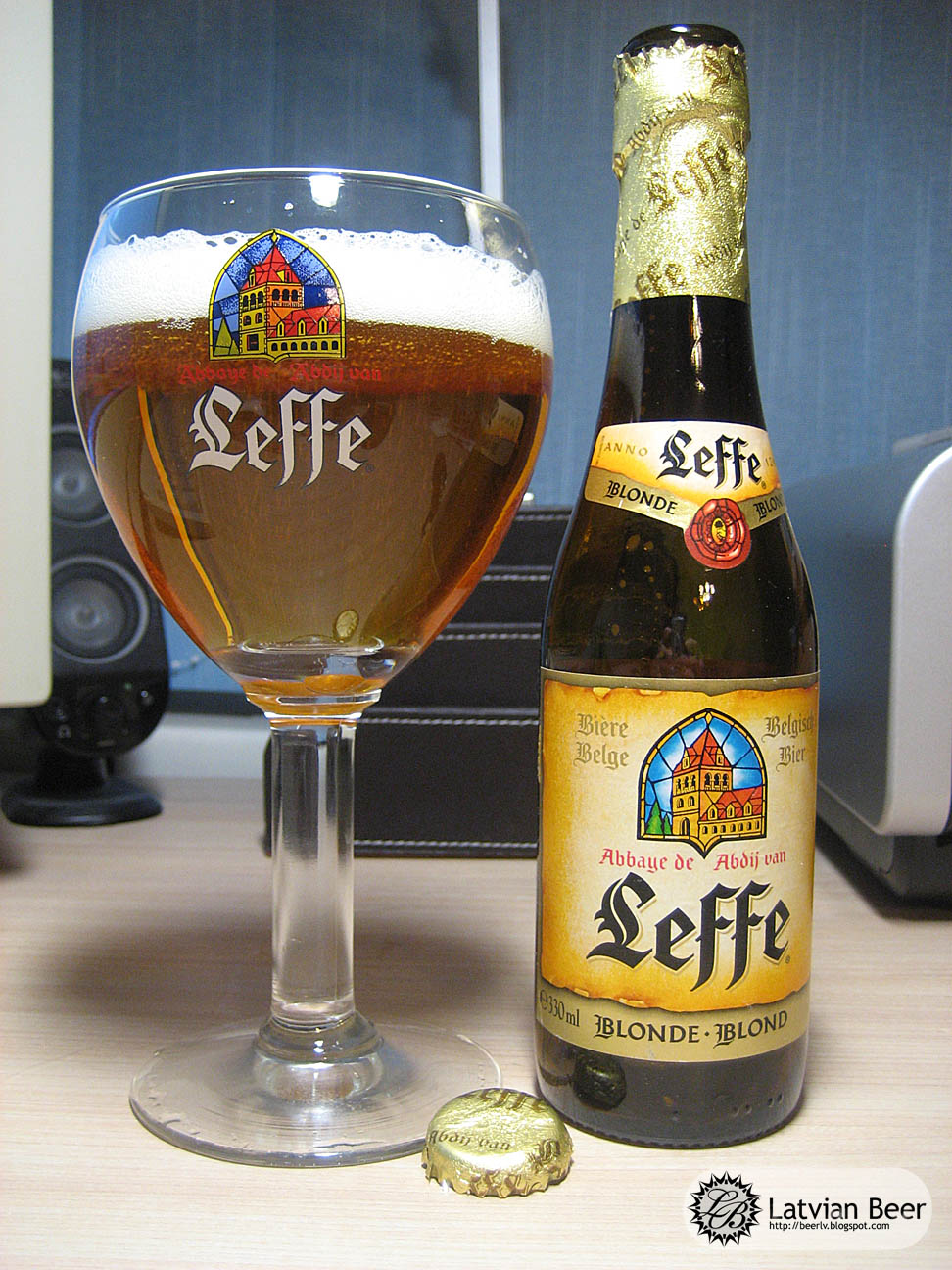 Latvian Beer: Lefebvre Floreffe Blonde