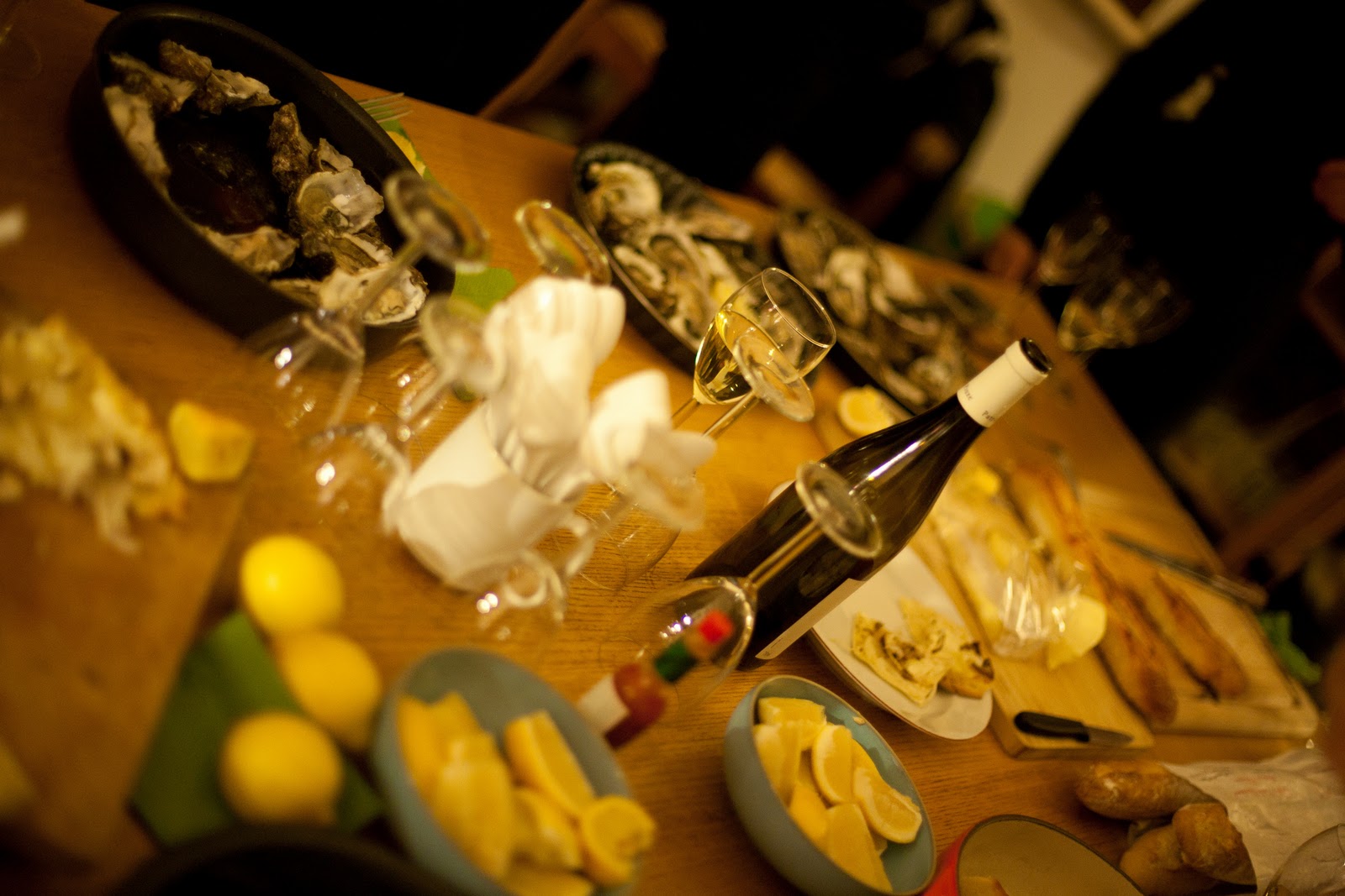 not drinking poison in paris: minor casualties: oysters & chablis dinner