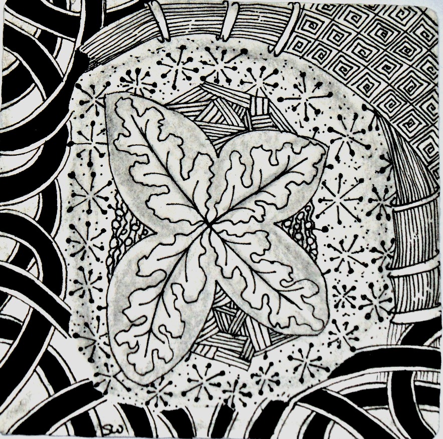 Tinkered Art Studio: Zentangle Name Challenge