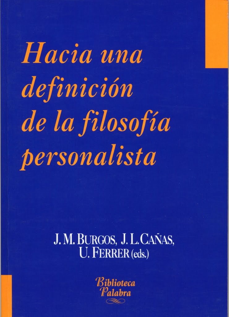 Filosofía IE: Personalismo y conservación de la vida