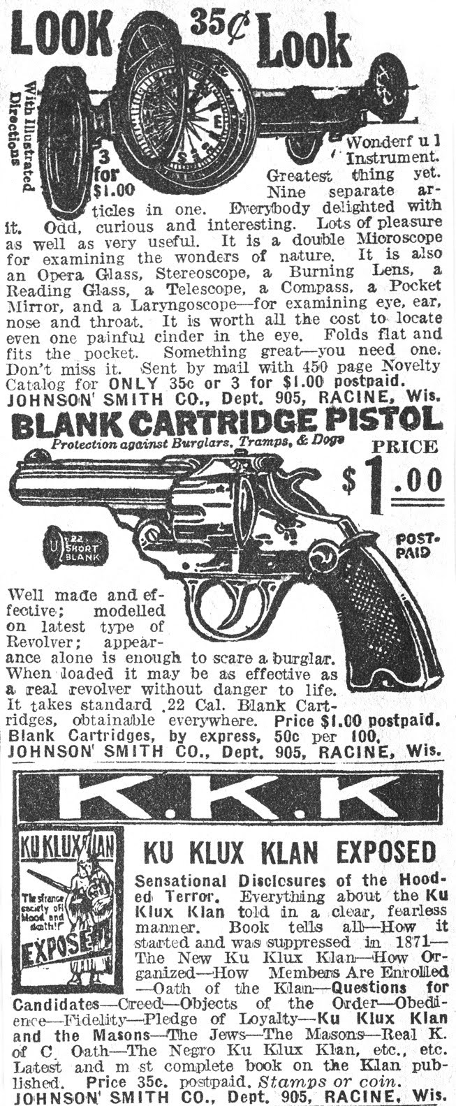 Propnomicon: Classic Era Novelty Ads