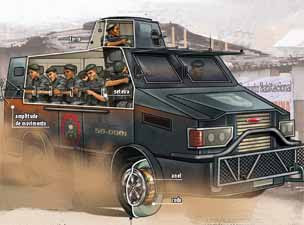 Como funciona o Caveirão, o carro do BOPE?