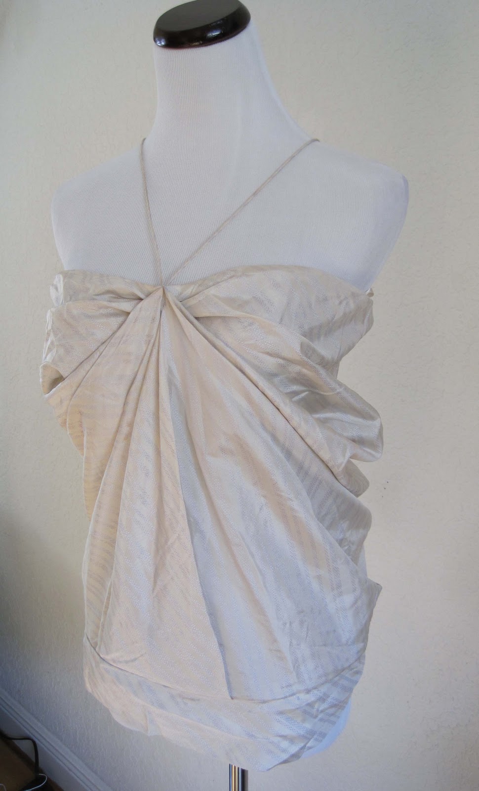 Morris & Lucy's closet: DKNY Pearly Champagne colored top with subtle ...