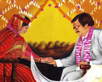 jwokrooked: Traditional Portrait Of Indian Wedding