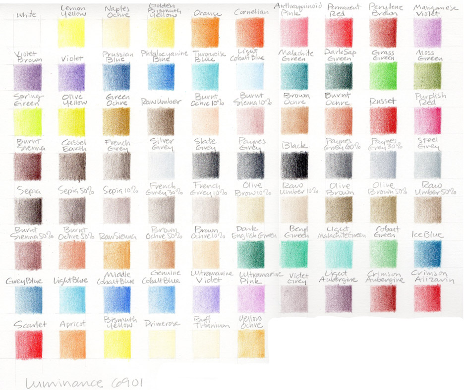 Drawing A Fine Line Colored Pencil Swatches Drawing A Fine Line Colored Pencil Swatches
