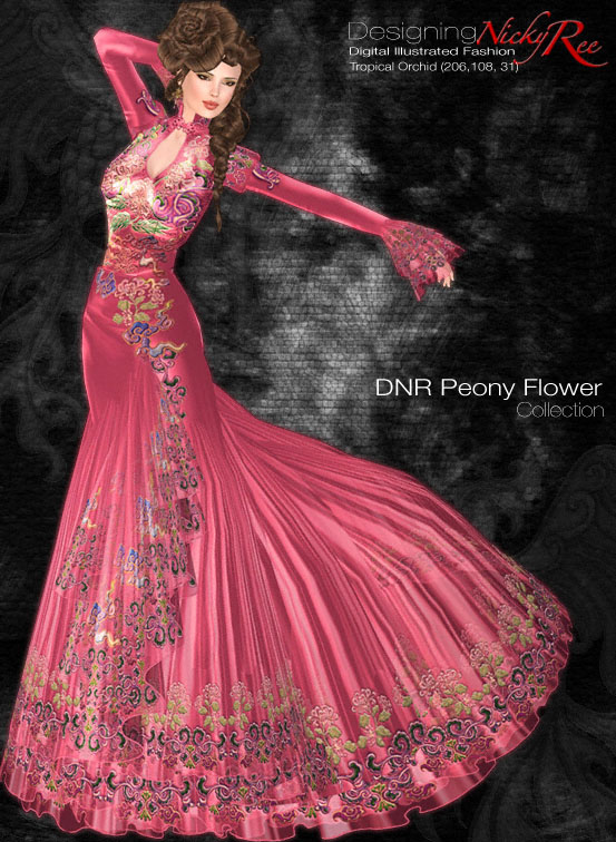 Designing Nicky Ree: New DNR Peony Flower Gown