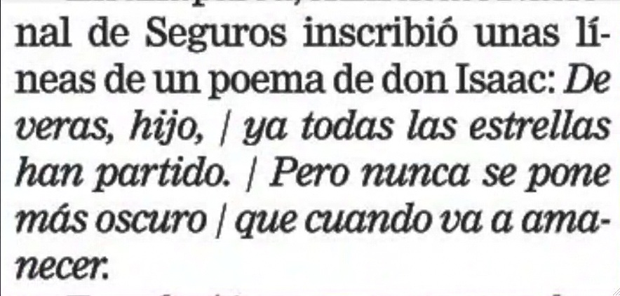 movimiento19demarzo: De veras, hijo, ya todas las estrellas han partido ...