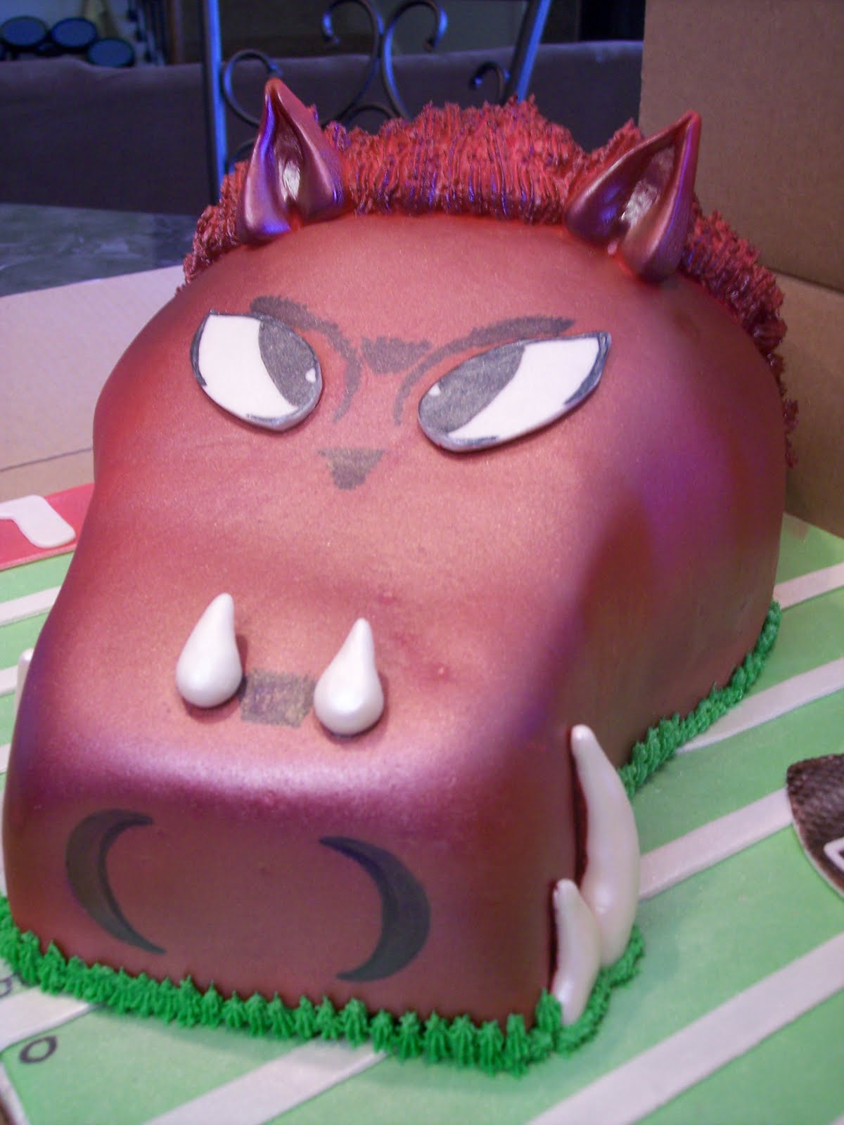 MyMoniCakes: Arizona Razorbacks Cake