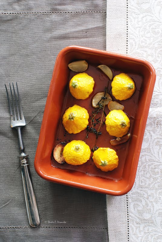 Édes és Keserű: Sült patiszon saláta