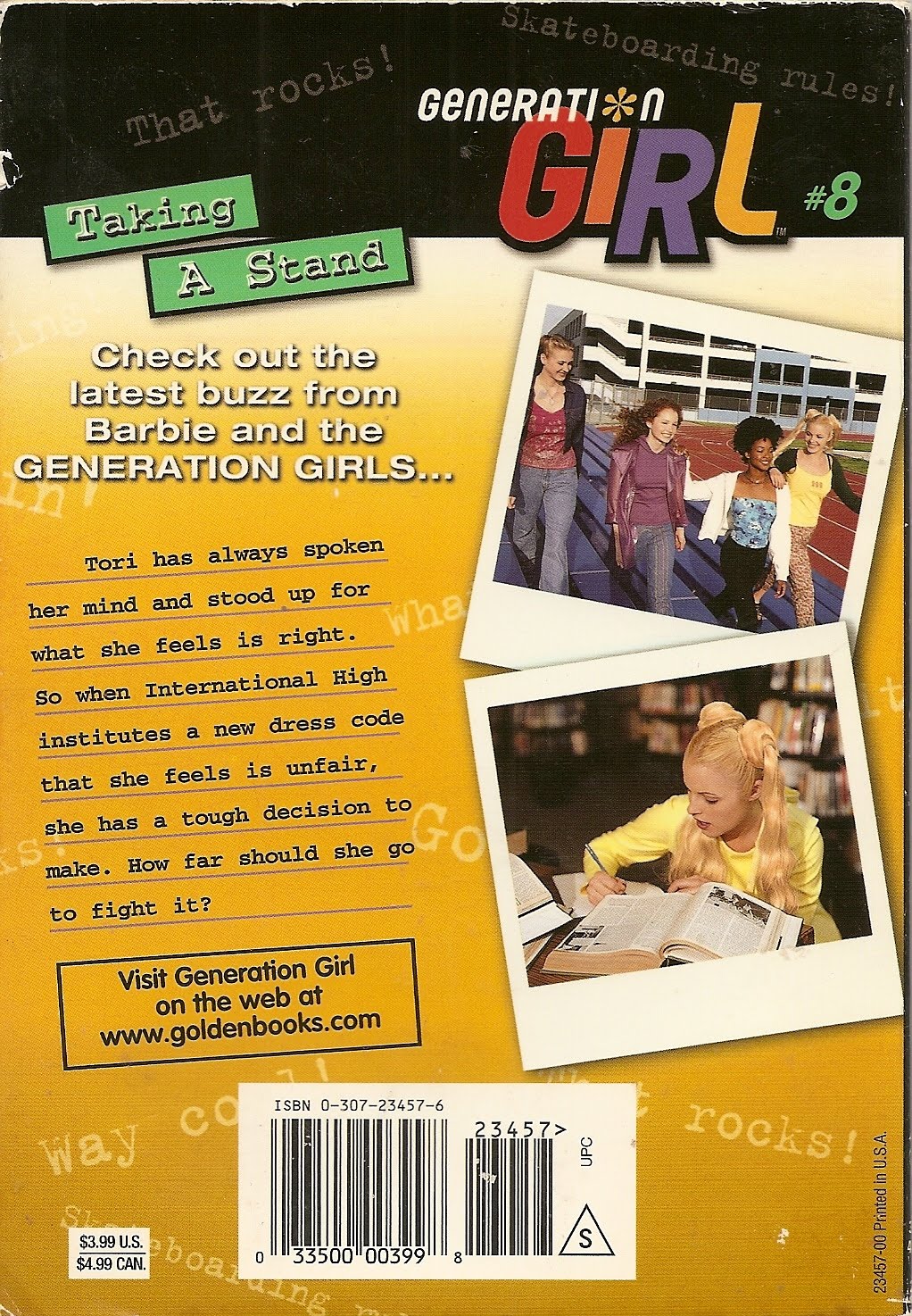 A snarky review of the Generation Girl books