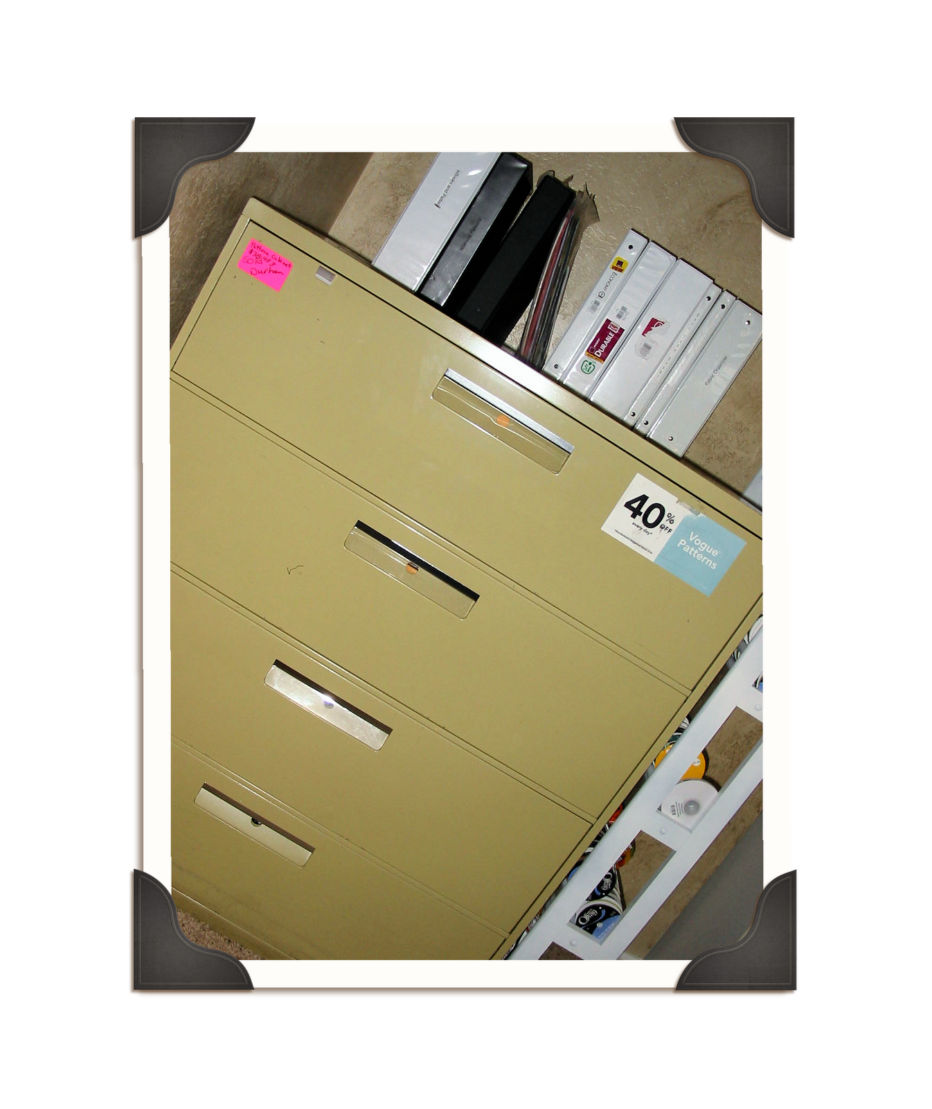 cherrry bubbins: My Happy Find! Vogue Pattern Cabinet