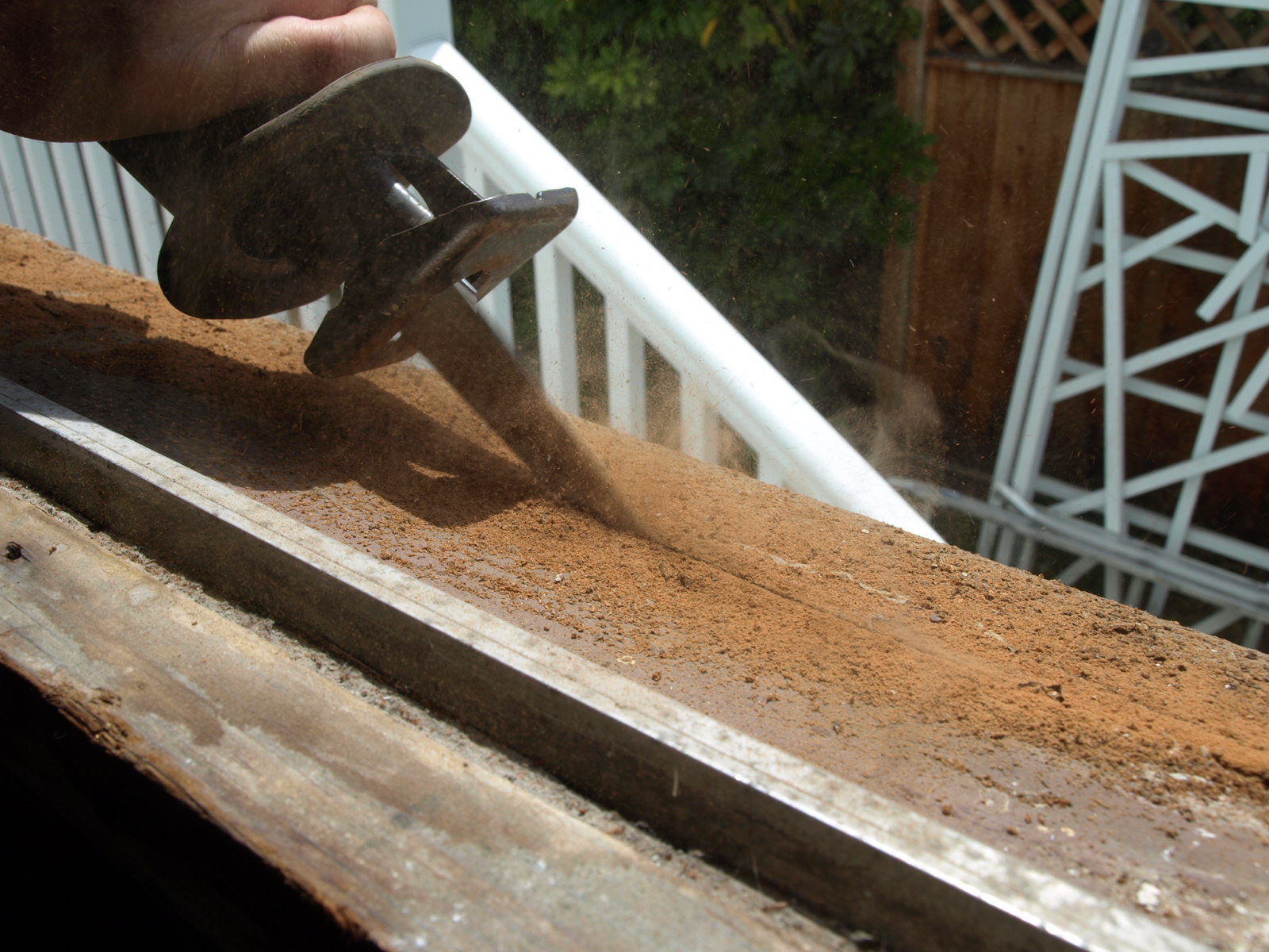 Ripping Out the Bathroom Window