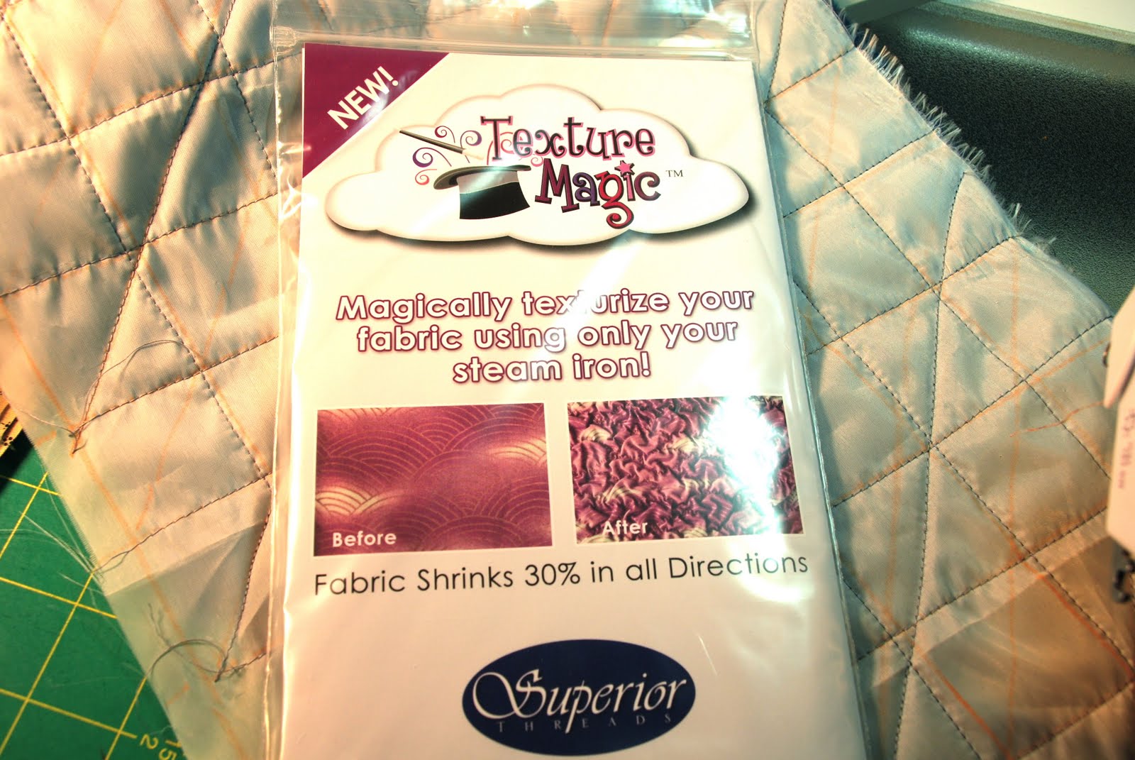 Texture Magic From Superior Threads : A First Experiment