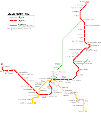 PLANOS DE METRO: Lille