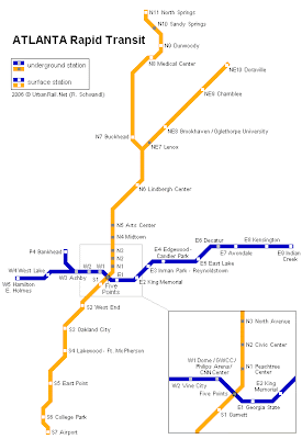 PLANOS DE METRO: Atlanta
