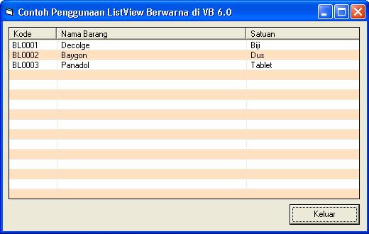 Membuat ListView Berwarna di VB 6.0 - Software Developer