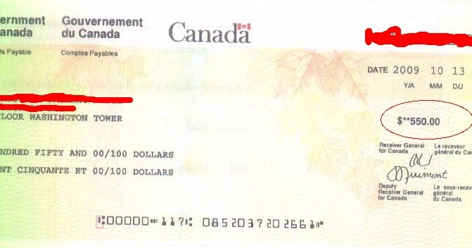Check Refund from CIO - Gateway to Canada | Canada Immigration Consultancy!