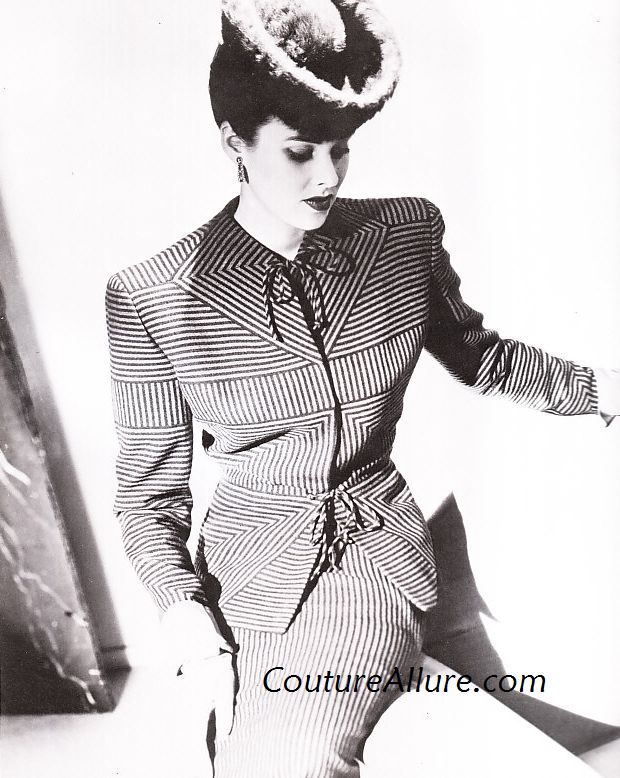 Couture Allure Vintage Fashion: Weekend Eye Candy - Gilbert Adrian Suit