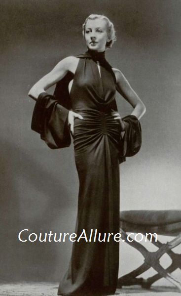 Couture Allure Vintage Fashion: Evening Dresses - 1935