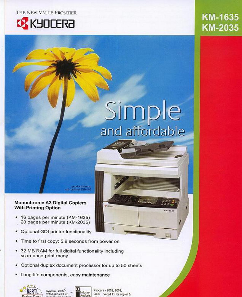 kyocera Digital copier: Multi printing