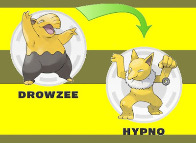 Rede Pokemon: evolution do drowzee