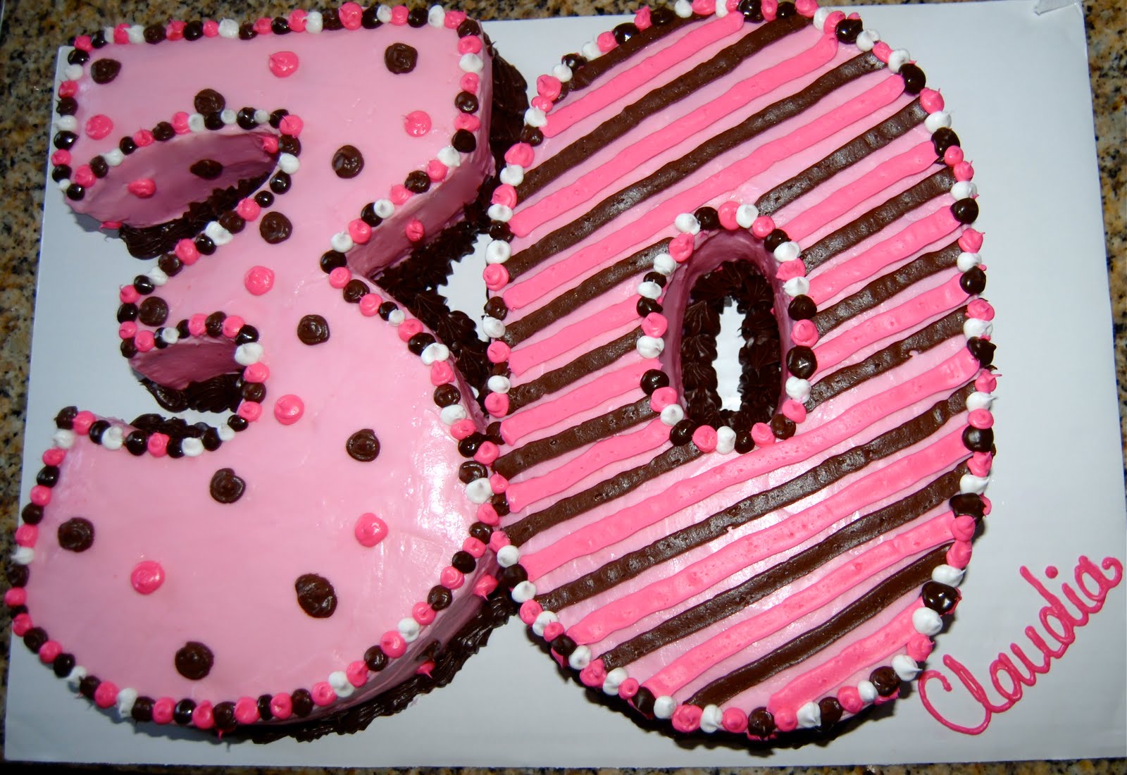 baked by ash: 30th Birthday Cake