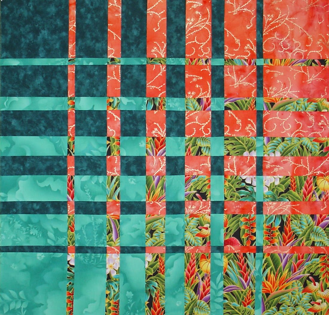 Felines and Fibre Arts: Bird of Paradise Convergence Quilt - Part 2