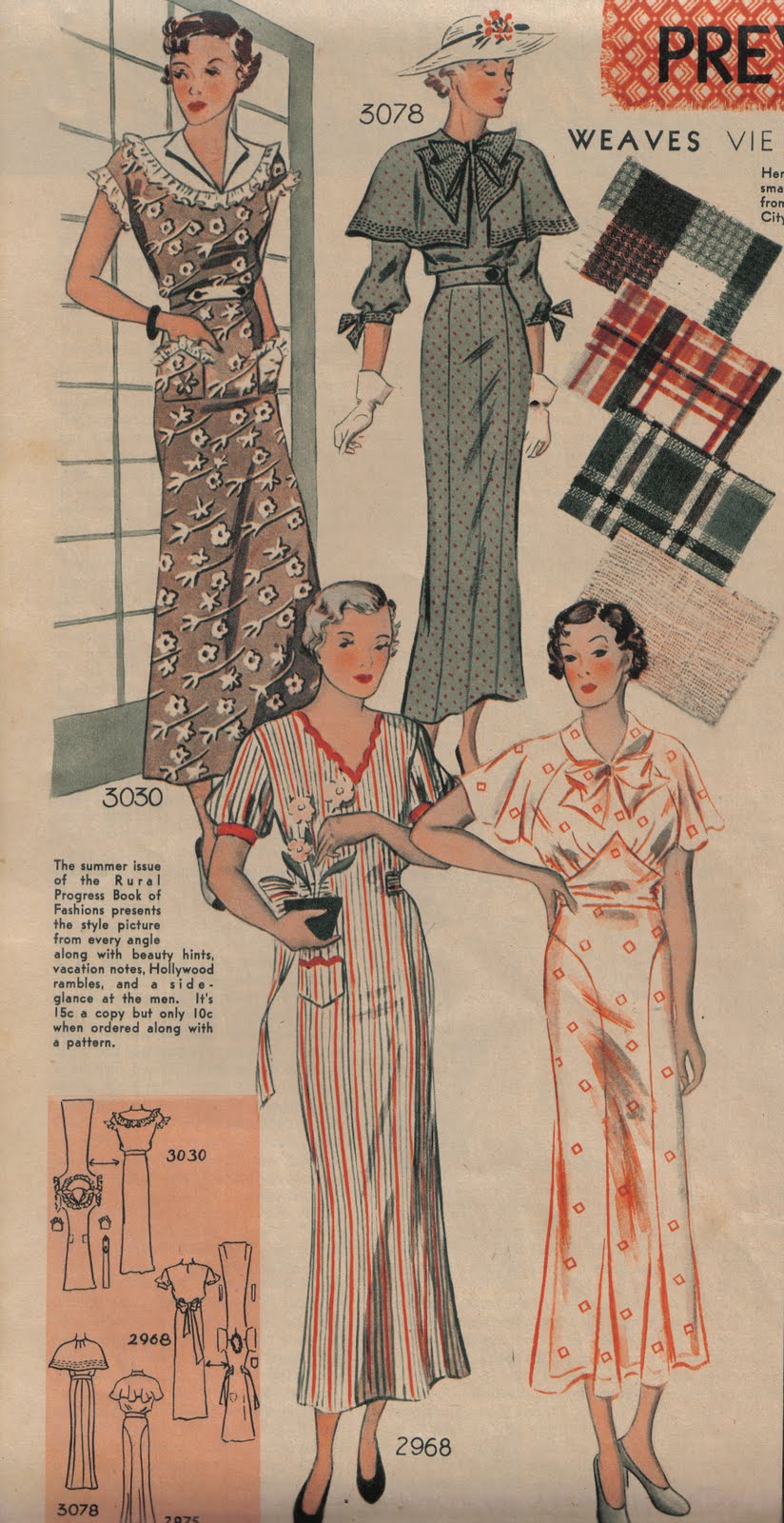 Club Vintage Fashions: The Prevailing Mode In Fashion For The Summer Of ...