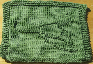 DigKnitty Designs: Longhorn (Cow Skull) Knit Dishcloth Pattern