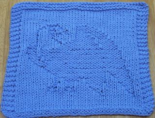 DigKnitty Designs: Eagle Knit Dishcloth Pattern