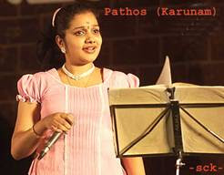 നവരസങ്ങള്: Navarasangal or the nine emotions, by facial expressions