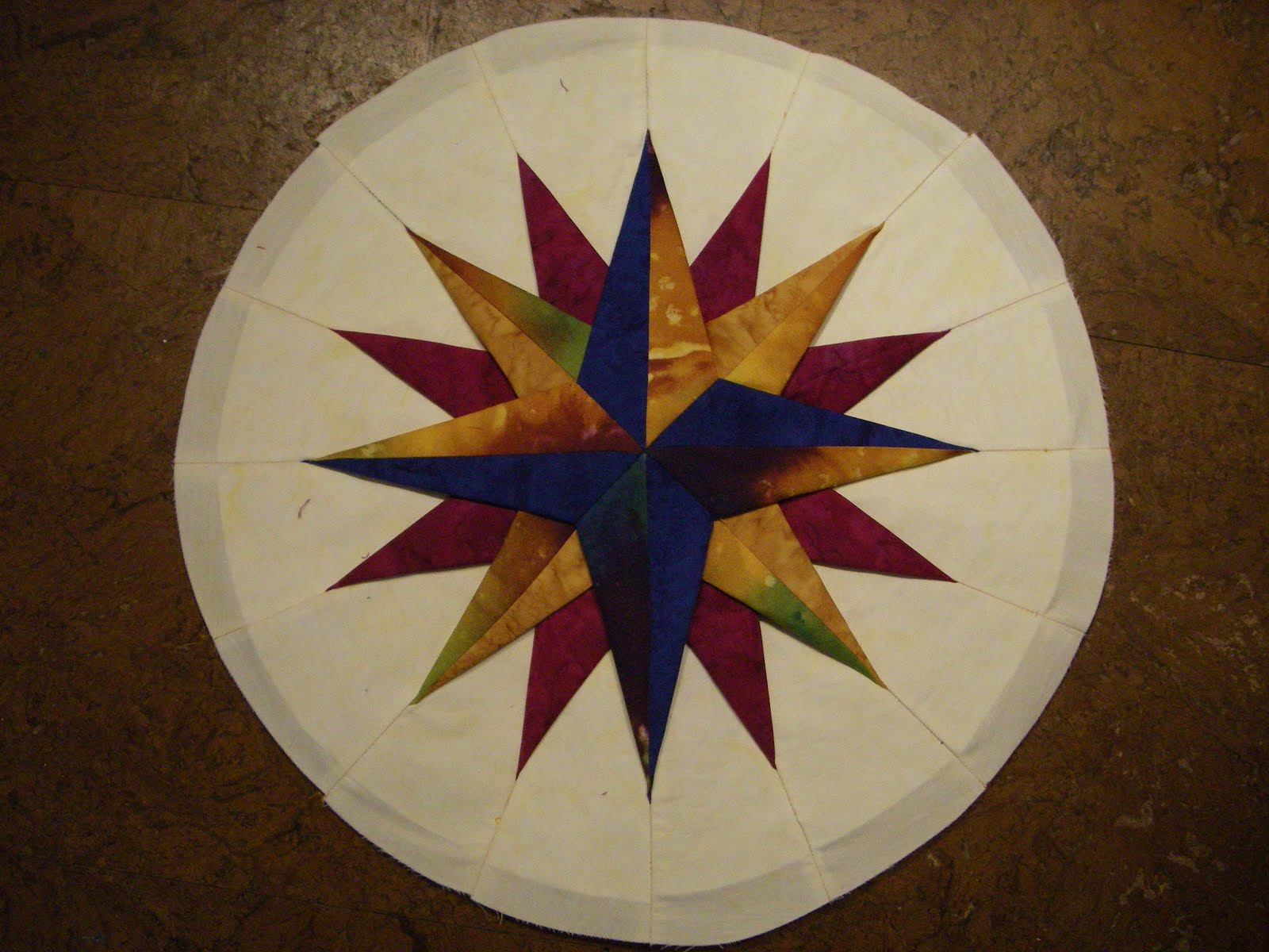 Quilted Artistry: 3D Mariners Compass and UFO Update..