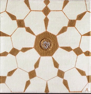 IDIO-AUDIO PIRATES: Heptagon Tile With OM Medalion