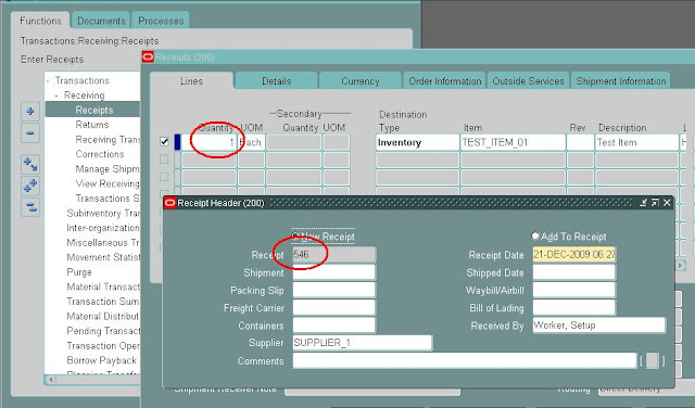 Oracle Apps Quick Reference: Pay on Receipt(s) in Oracle Apps R12
