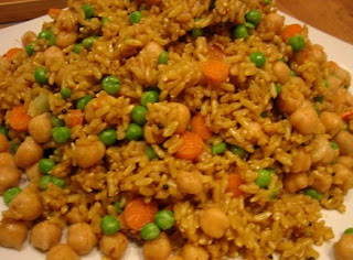 womens Era2008: Chick peas,green peas rice