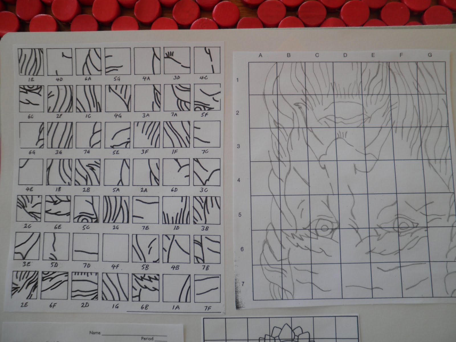 Teaching Art: Grid Drawing