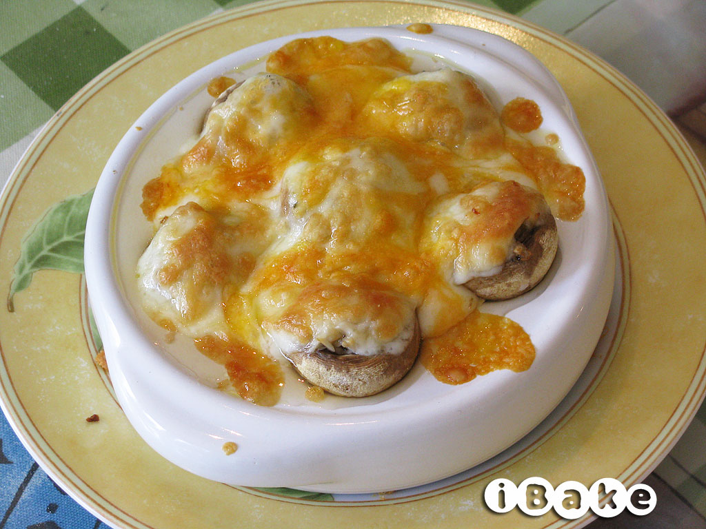 家庭煮夫的玉膳坊: Escargot Stuffed Mushroom Caps