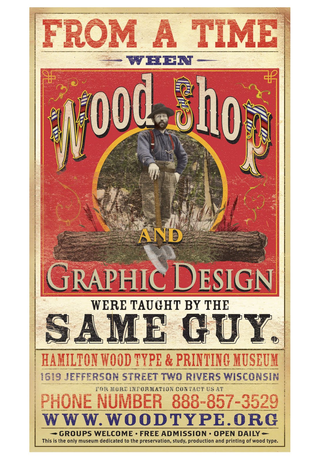 Branding, Ads, etc.: HAMILTON WOOD TYPE MUSEUM